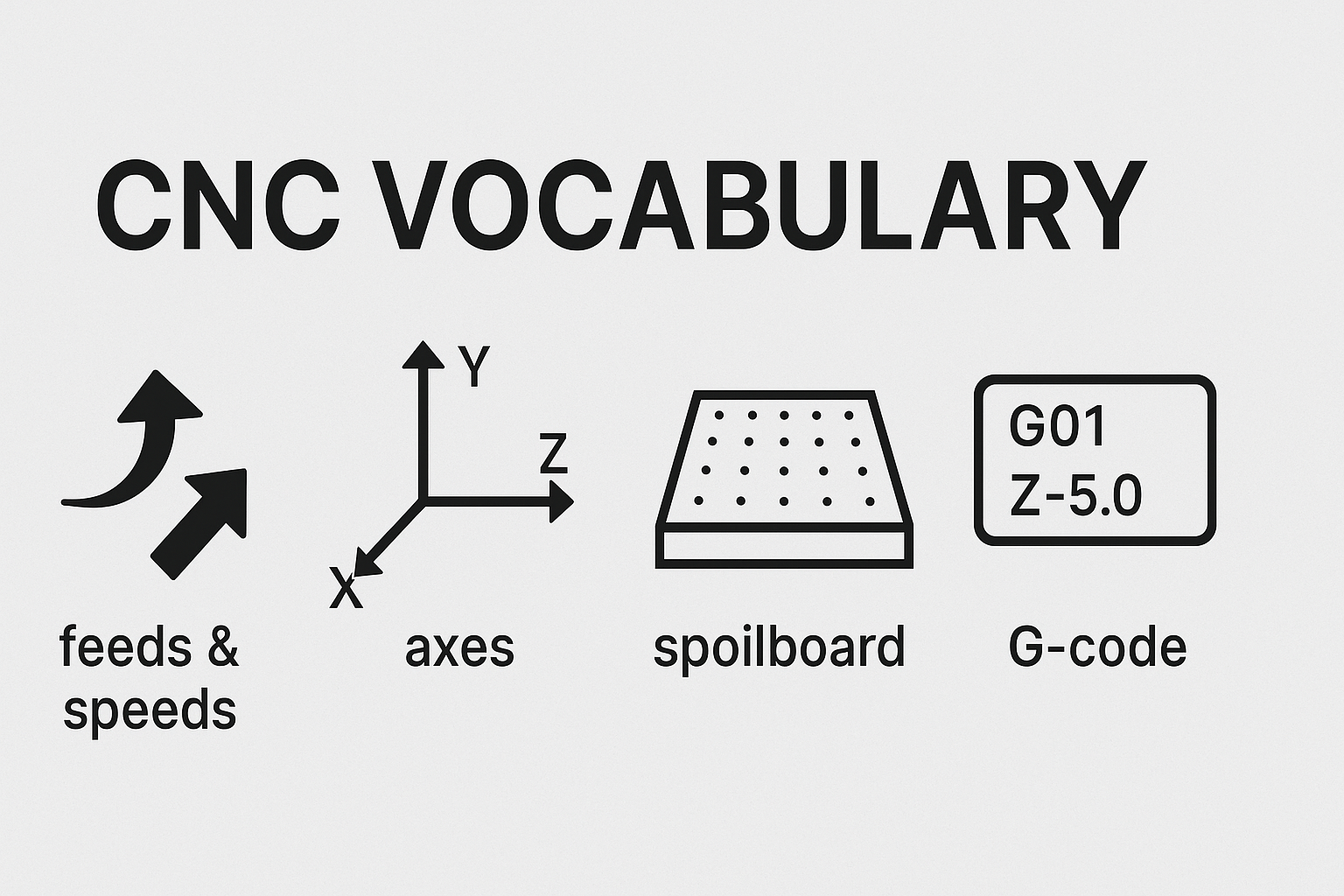 Must-Know Vocabulary and Concepts for CNC Routers (Beginner’s Guide)